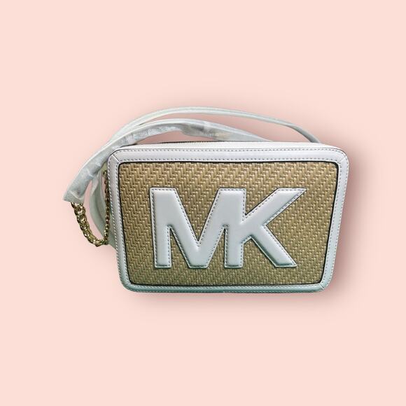 Michael Kors | Bags | Nwt Michael Kors Straw Python Capsulecrossbody ...